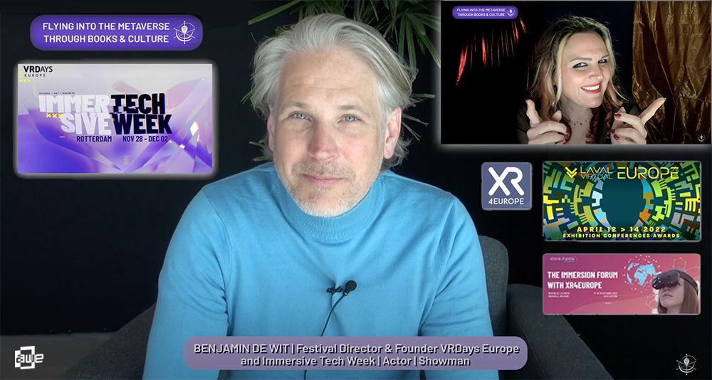 BENJAMIN DE WIT at “Flying Into The Metaverse Through Books & Culture ...